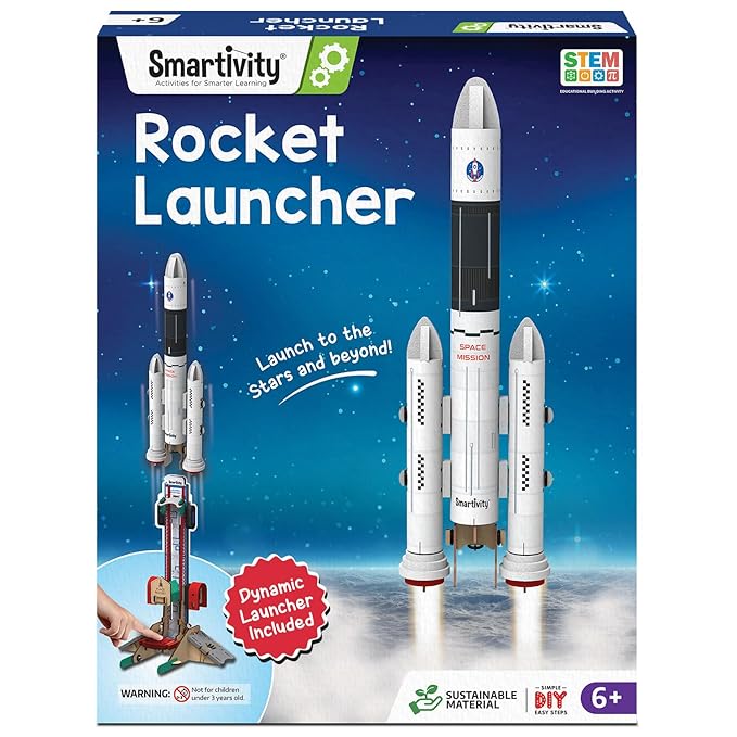 Smartivity Rocket Launcher Kit for Kids 6, 7, 8, 9, 10, 11, 12 Years ...